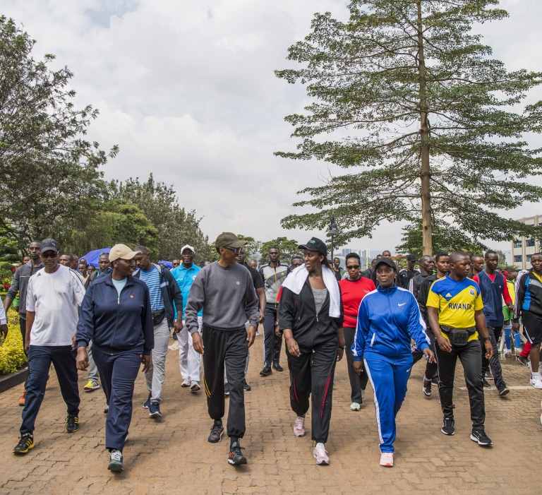 Kagame Glad Rwandans are Embracing Fitness Exercises – KT PRESS