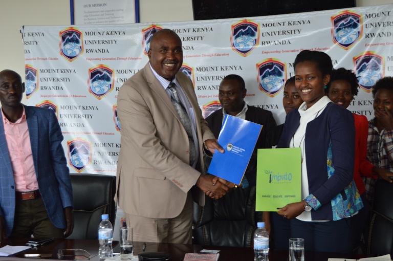 Imbuto Foundation, MKU Put Smiles on 100 Students’ Faces - KT PRESS