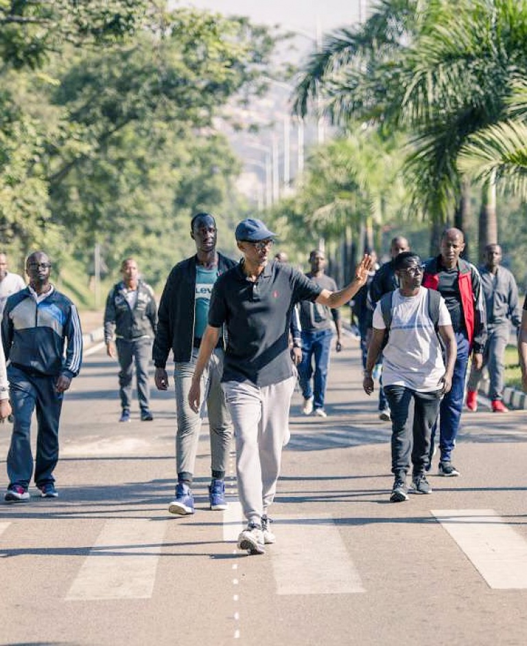 President Kagame Participates in Car Free Day - KT PRESS