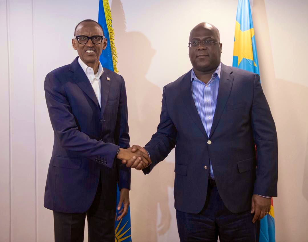 President Tshisekedi Meets Kagame Upon Arrival in Rwanda – KT PRESS President Tshisekedi Meets Kagame Upon Arrival in Rwanda – KT PRESS