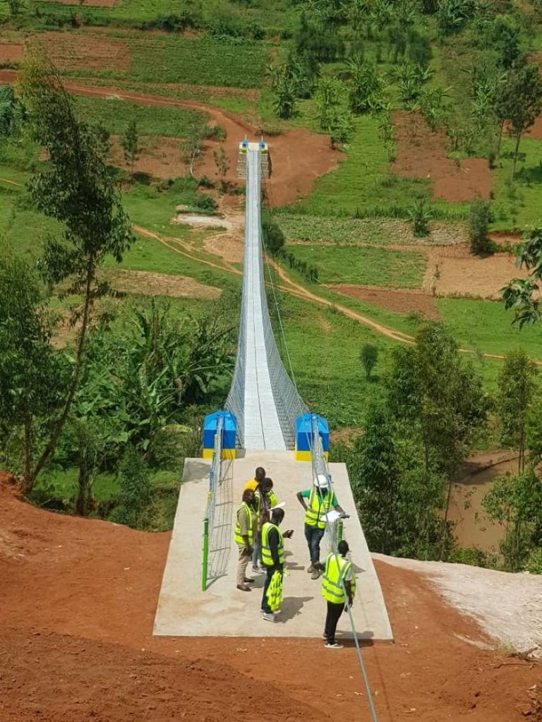 Relief As Nyarugenge Launches Suspended Bridge Accross Yanze River - KT ...
