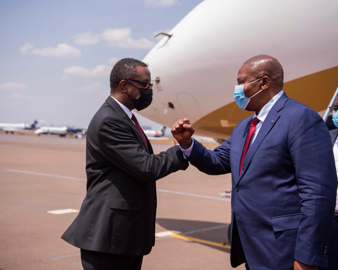 PICTORIAL: CAR President Touadéra Arrives in Rwanda for State Visit ...