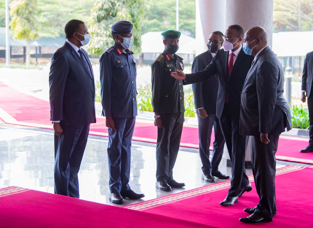 PHOTOS: President Touadéra Visits RDF Headquarters - KT PRESS