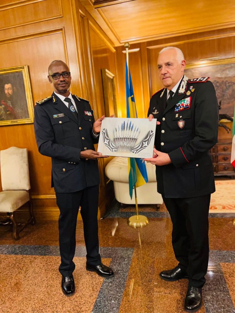 IGP Munyuza In Italy On A Working Visit - KT PRESS