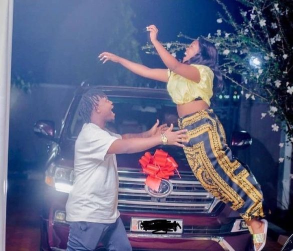 Bruce Melodie Surprises Girlfriend with A New Car On Birthday - KT PRESS
