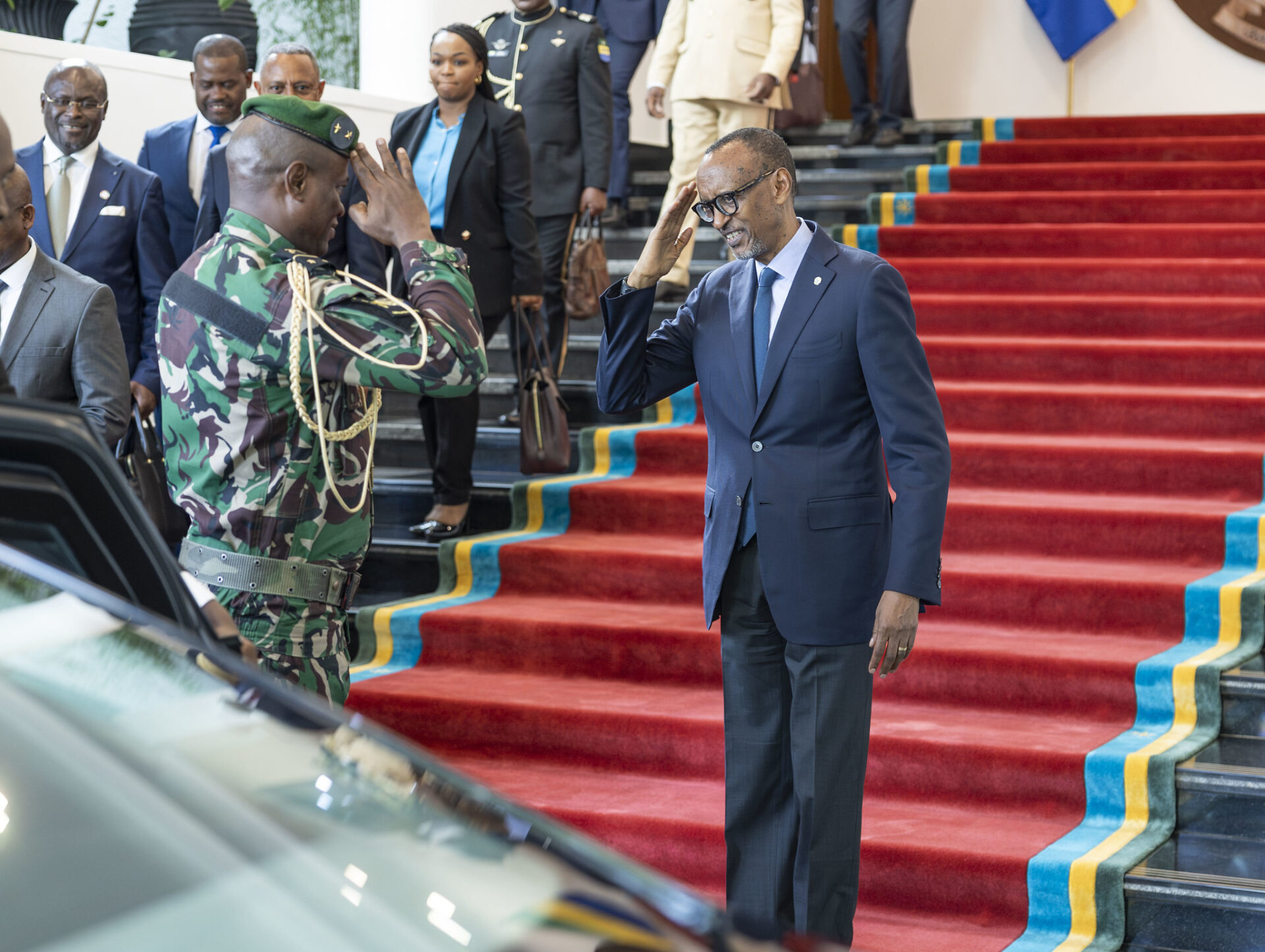 PHOTOS: President Kagame Receives Gen. Nguema, Gabon's Transitional ...