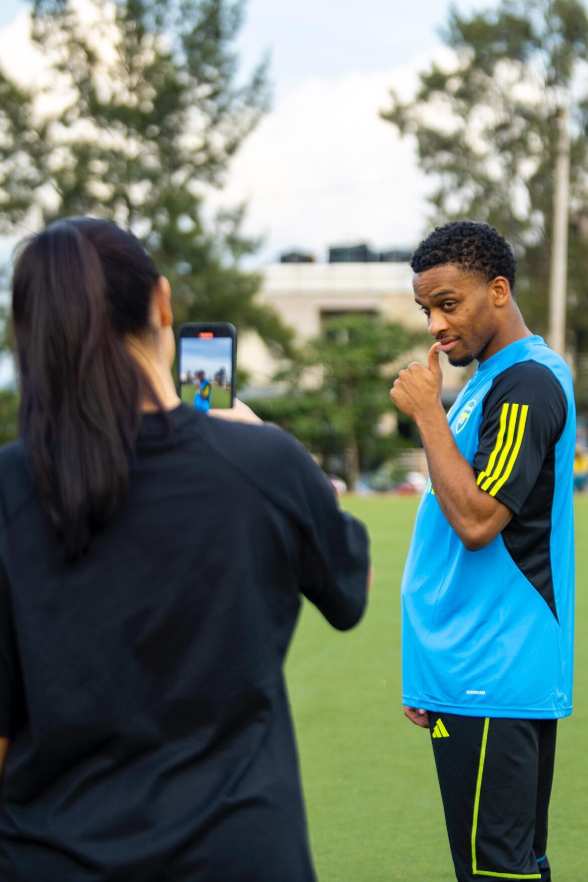 PHOTOS: Arsenal's Jurriën Timber In Rwanda, Meets Football Youngsters ...