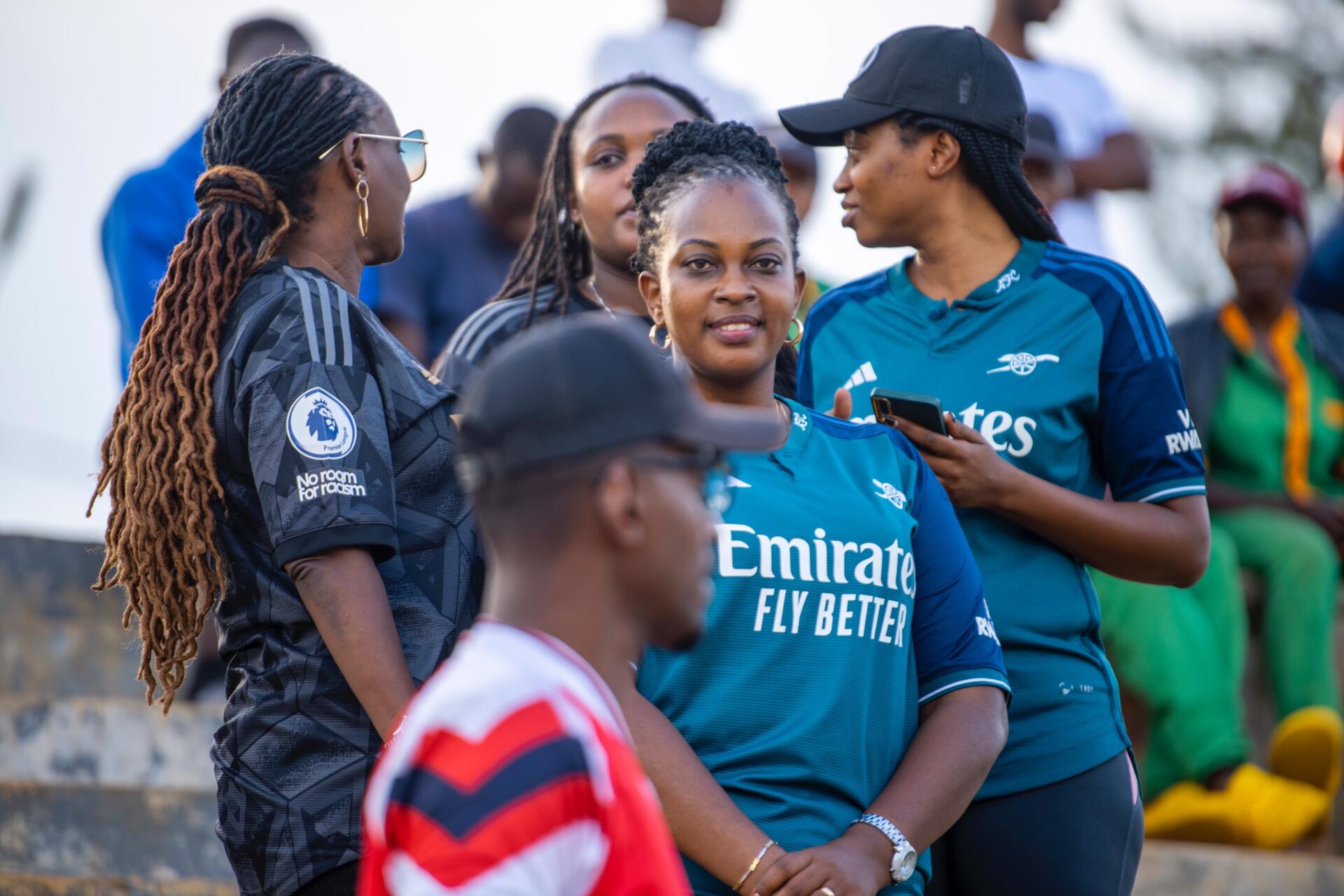 PHOTOS: Arsenal’s Jurriën Timber In Rwanda, Meets Football Youngsters ...