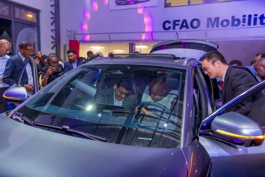 CFAO Mobility Launches First BYD Electric Vehicle Dealership In Rwanda ...