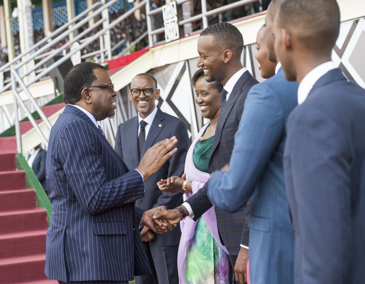President Kagame Joins World Leaders To Mourn Namibia's Geingob - KT PRESS