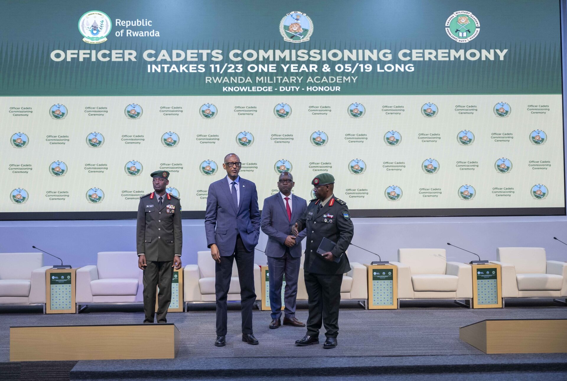 President Kagame Tasks New RDF Officers To Make Whoever Attacks Rwanda ...