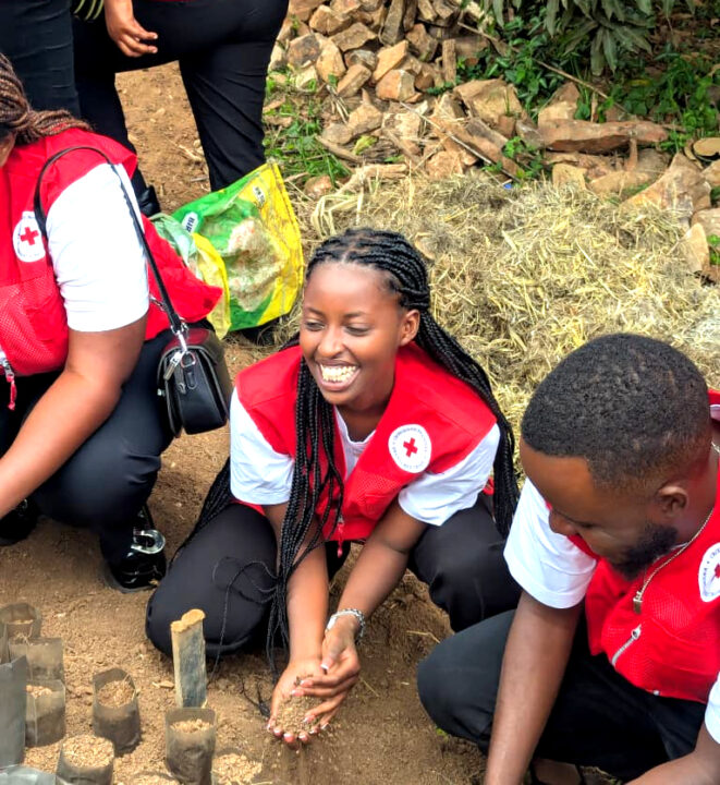 Rwanda Red Cross Youth Mark World First Aid Day 2025 with Tree Planting ...