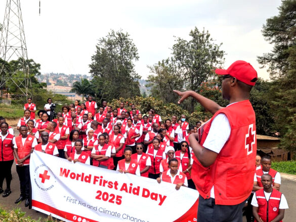 Rwanda Red Cross Youth Mark World First Aid Day 2025 with Tree Planting ...