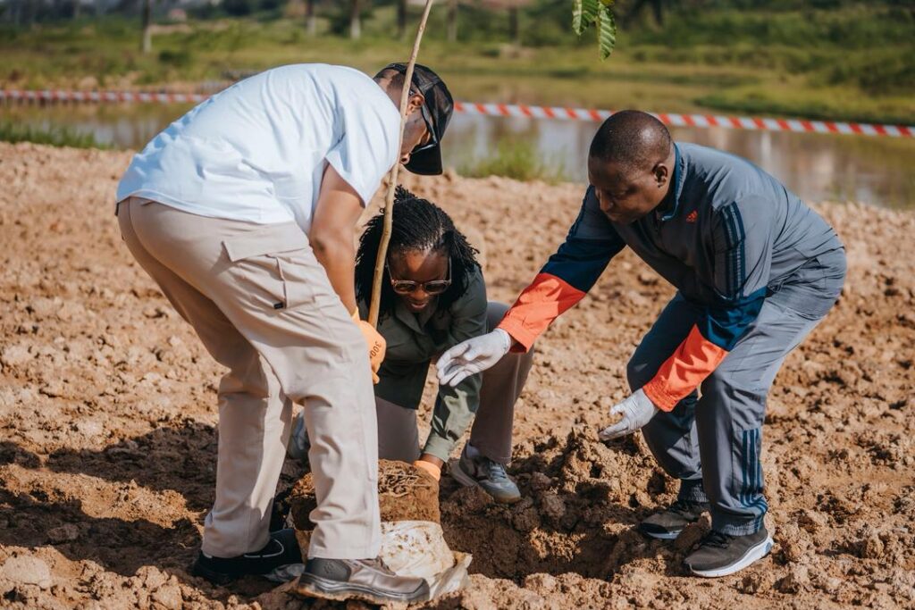 IN PHOTOS: First Umuganda Day in 2026 at the New Gikondo Wetland Park ...